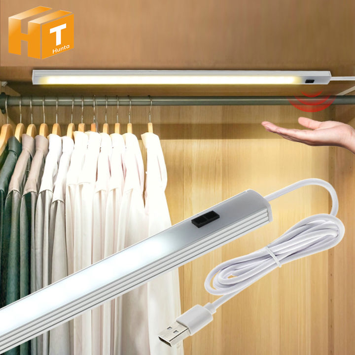 Hand Wave Control Kitchen Lights LED Tube Bulb Closet Wardrobe Bar LED ...