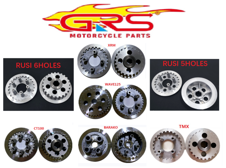 TLJ Motorcycle 1PC GRS Clutch Center Plate (XRM/W125/BAJAJ/BARAKO/TMX ...