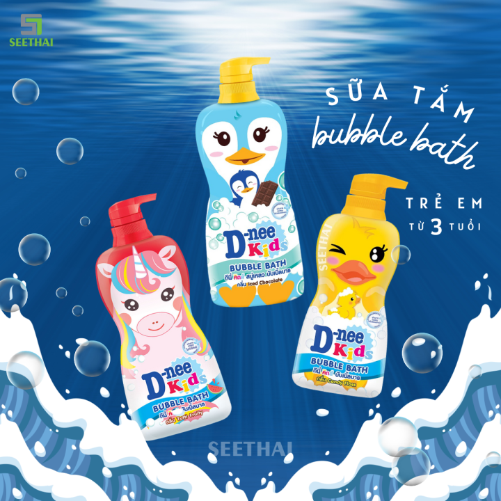 Sữa tắm trẻ em DNEE Kids Thái Lan 400ml Dnee bubble bath cho trẻ trên 3 ...