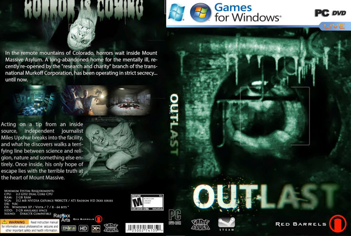 Outlast PC GAME [Offline INSTALLATION] | Lazada