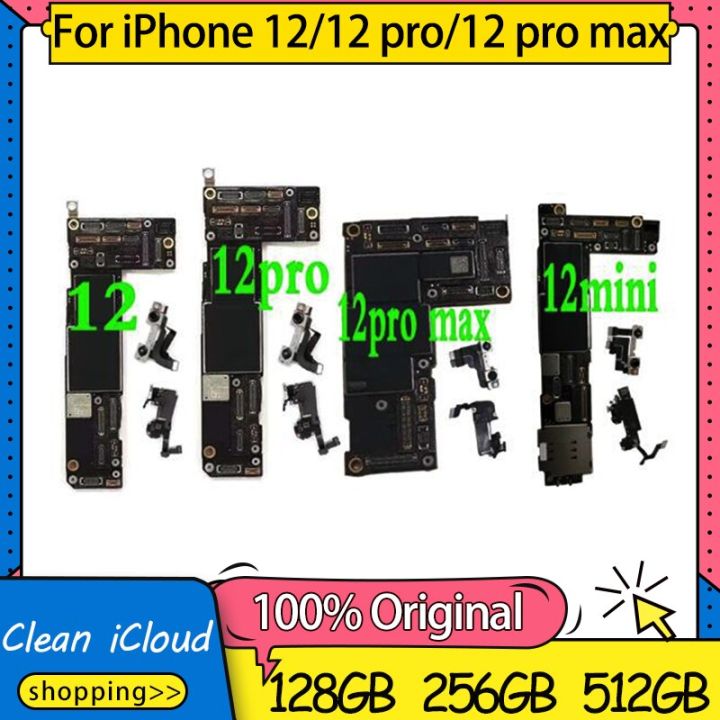 Original For iPhone 12/12Pro/12Pro Max Motherboard With Face ID ...