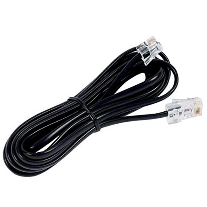 RJ11 Cable Telephone Line Wire - 8 Meters (Black) | Lazada PH
