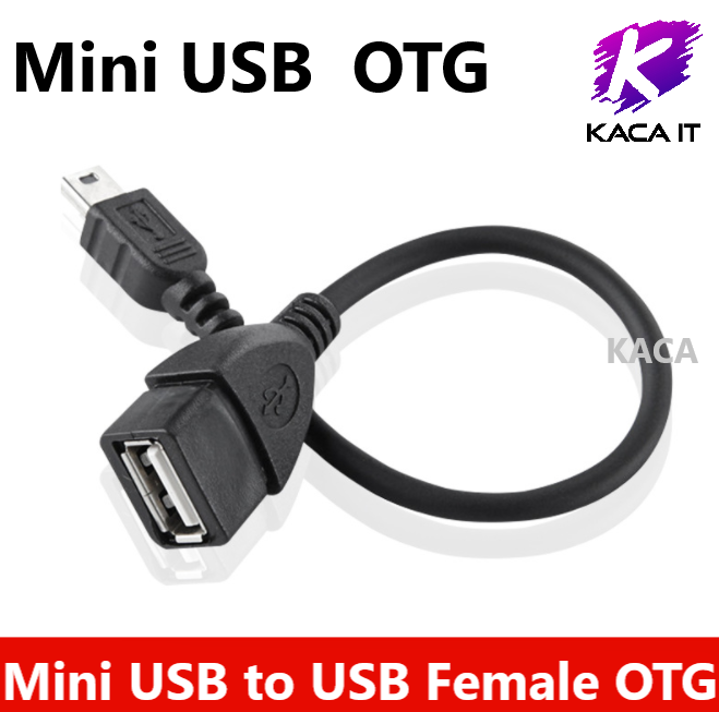 Mini USB to USB Female OTG Cable อุปกรณ์ต่อพวง ใช้สำหรับในรถยนต์ ...