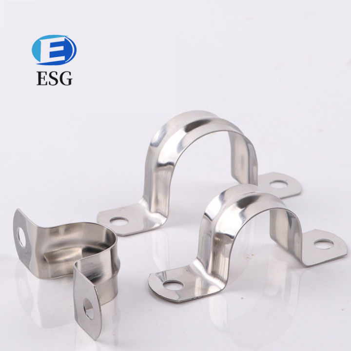 Pipe Support Strap - Steel Pipe Strap with 2 holes - Heavy-Duty U ...