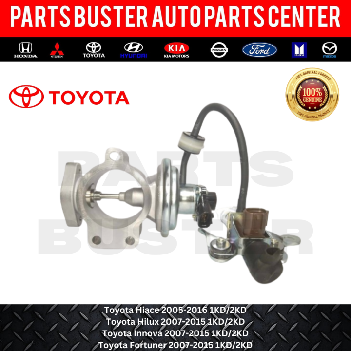 Genuine EGR Valve Assembly for Toyota Hiace 2005-2016, Hilux 2007-2015 ...