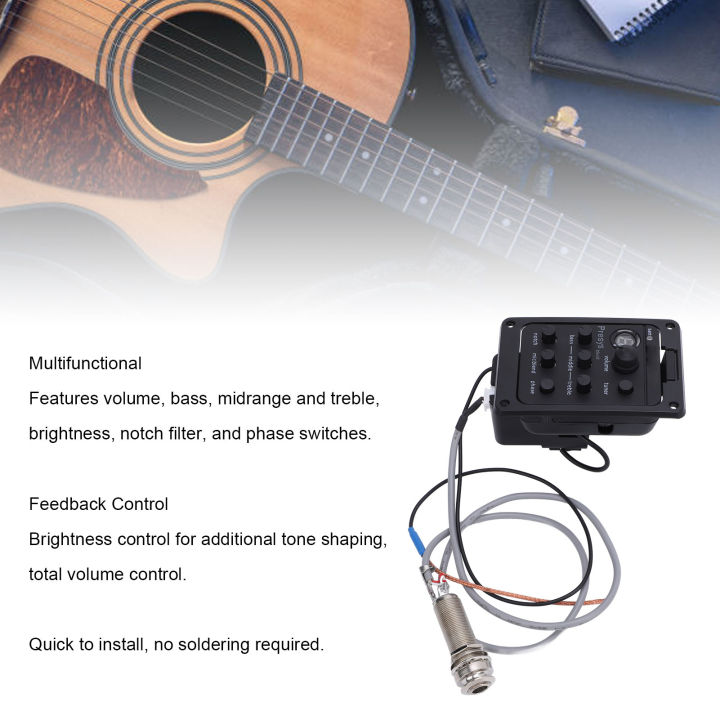 Guitar Preamp Equalizer Guitar Preamplifier Built In Pickup for ...