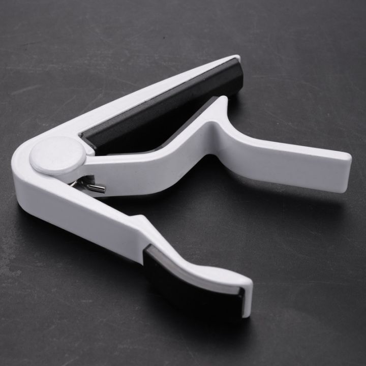 White-handed Guitar Capo Clip Trigger with Quick Change | Lazada PH