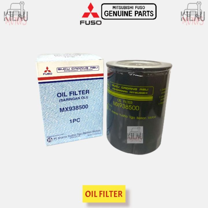 Filter Oil Saringan Oli Mitsubishi New Canter Euro 4 MX938500 | Lazada ...
