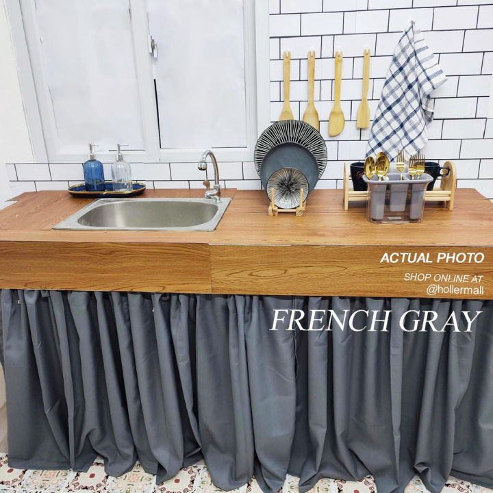 Thick Lababo Kitchen Sink Curtain/US KATRINA | Lazada PH