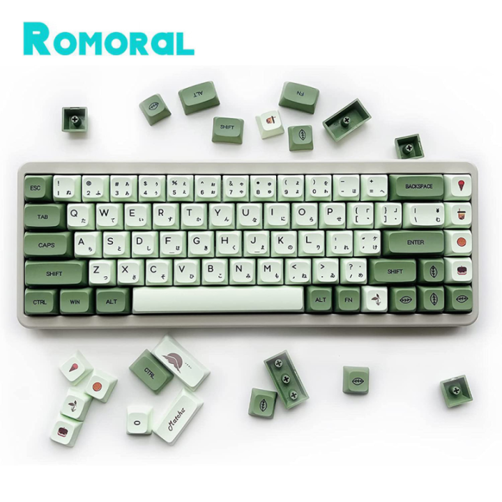 PBT Keycap XDA Profile 125 Keys English Japanese Russian Korean Thai ...
