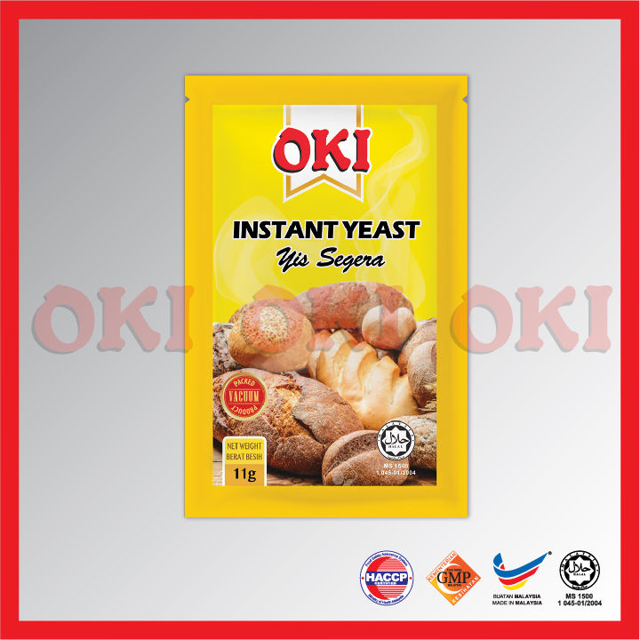 OKI Instant Yeast 11gm x 10 sachets | Lazada