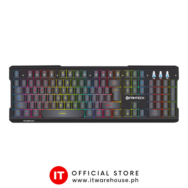 Fantech K612 Soldier – RGB Membrane Gaming Keyboard | Lazada PH
