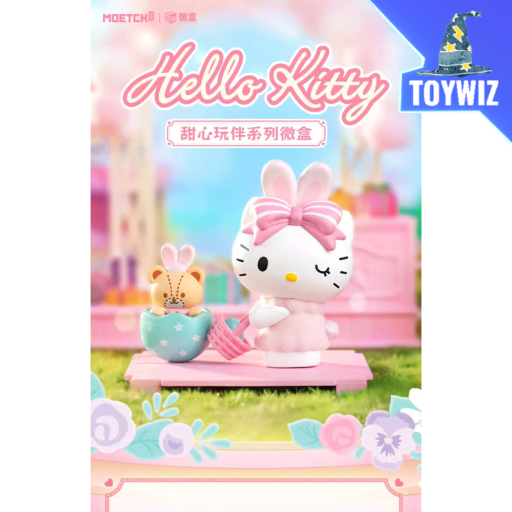 Moetch Hello Kitty Sweetheart Playmate Series Blind Box 凯蒂猫甜心玩伴盲盒 | Lazada