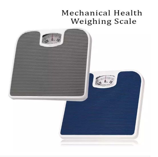 PU anti-skid leather pad mechanical weight scale bathroom scale spring ...