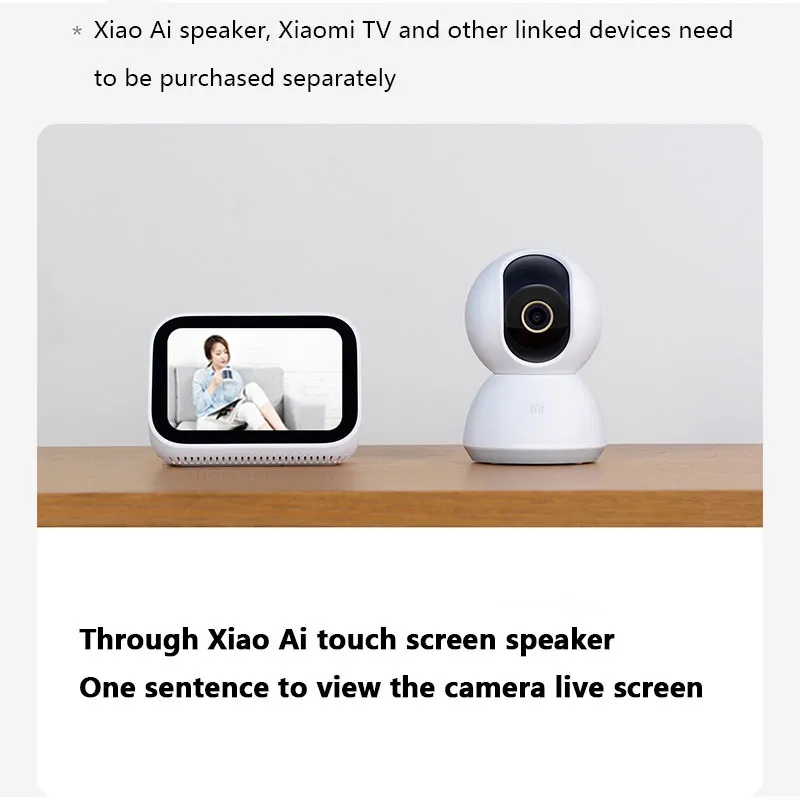Xiaomi 2K Smart Camera 360° Mi CCTV Home Security Cam Wi-Fi IP Indoor ...