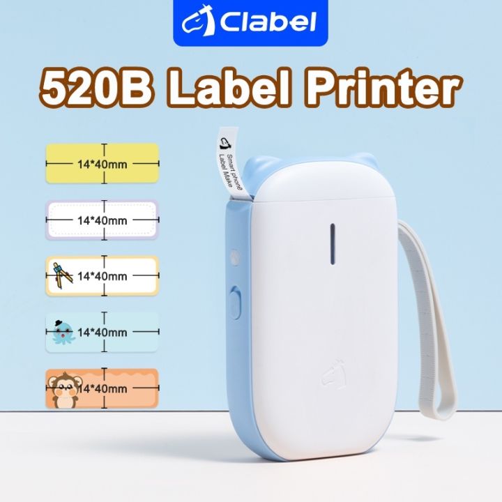 CLABEL 520B Blue Label Printer Makeid Portable Sticker Printer Mini ...