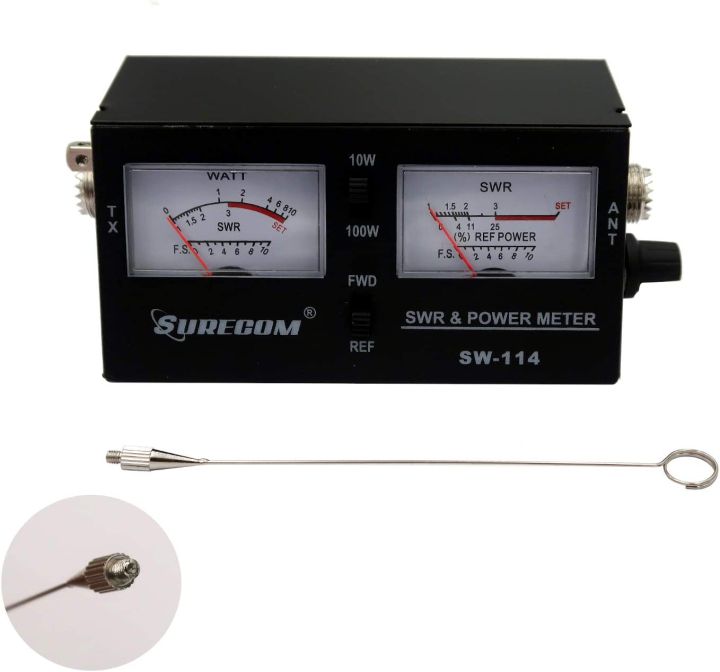 Sw-114 Swr Rf Field Strength Test Power Meter With Field Strength ...