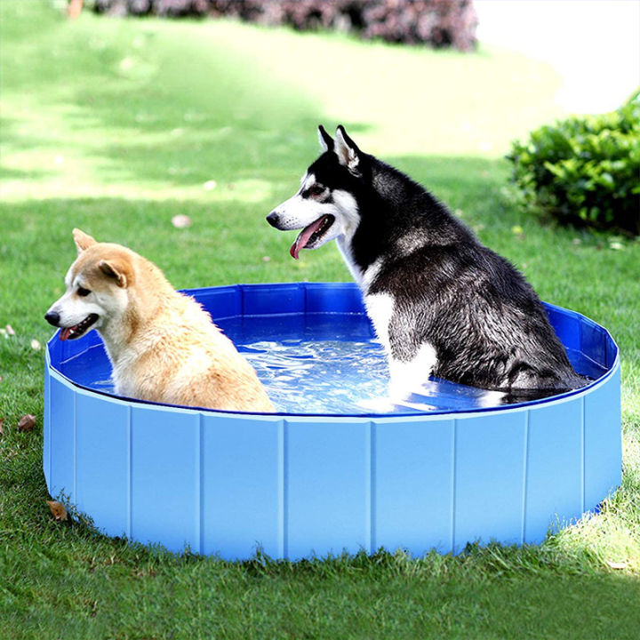 Outdoor Bathing Foldable Pet Swimming Pool Portable Dog Pool kids Pets ...