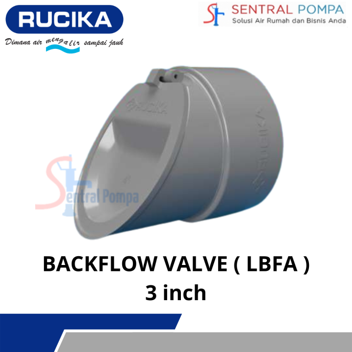 Rucika Backflow 3" Tutup Saluran Pipa 3 inch untuk Bak Kontrol Anti Bau ...