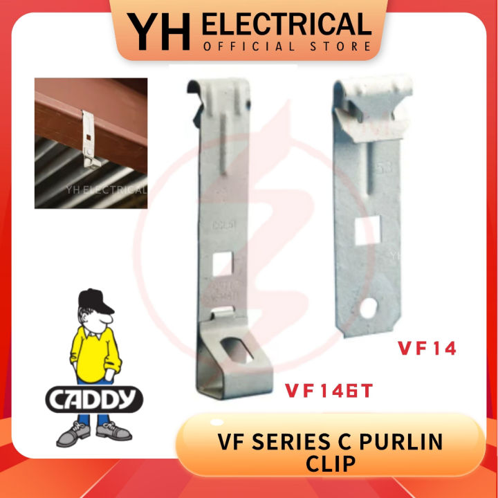 CADDY VF SERIES C PURLIN CLIP (VF-Ti/T Rod to C-Purlin Clip, Spring Steel) - VF14 AND VF146T ...