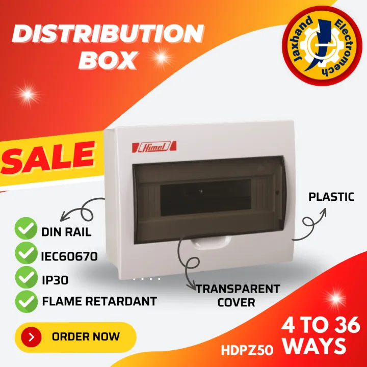 Jaxhand Himel Distribution Box 4Ways / 6 ways / 8 ways / 12 ways / 15 ...