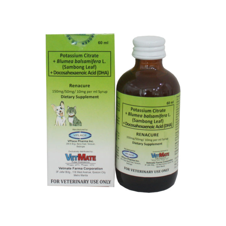 Renacure Syrup (Dietary Supplement) for Dogs & Cats 60ml | Lazada PH
