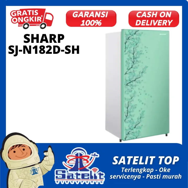 KULKAS / REFRIGERATOR SHARP SJ-N182D-SH | Lazada Indonesia