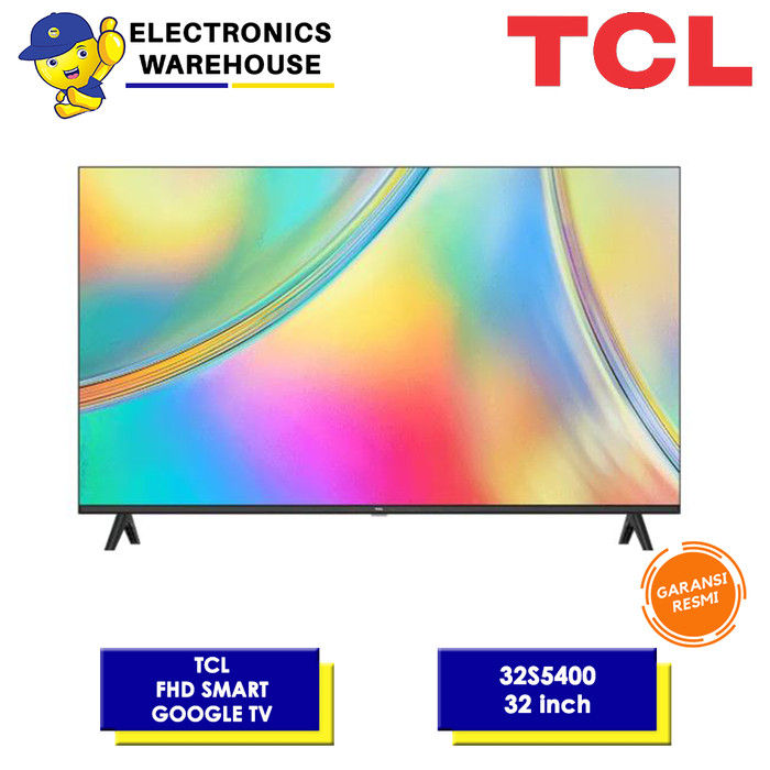 TCL 32S5400A 32 Inch | TCL Google TV 32 Inch FHD Bezel Less | TCL S5400 | Lazada Indonesia