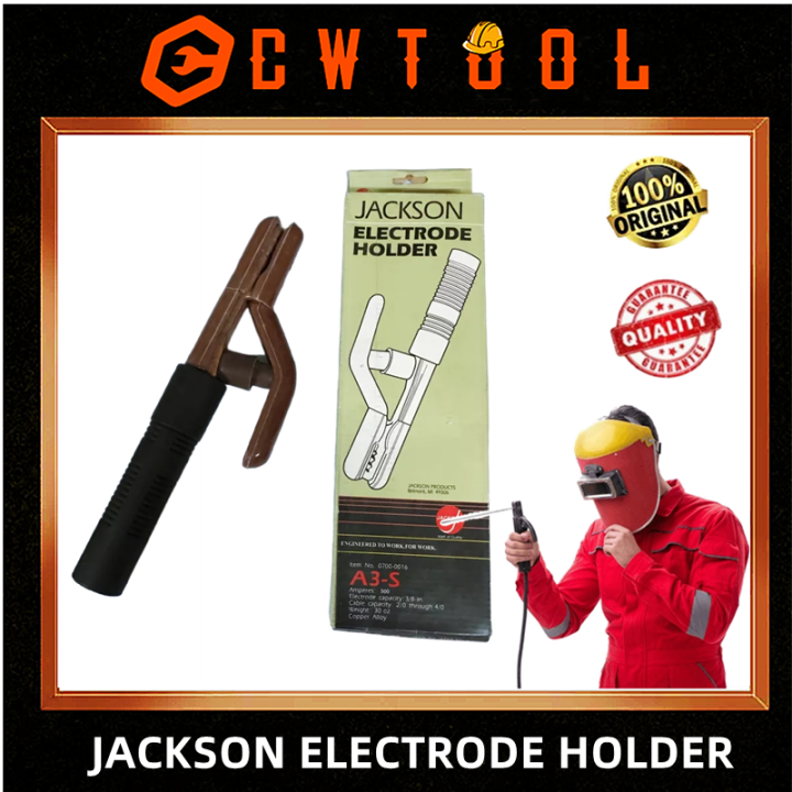 JACKSON Electrode Welding Rod Stick Holder Clamp Jaw 300A/500A | Lazada PH