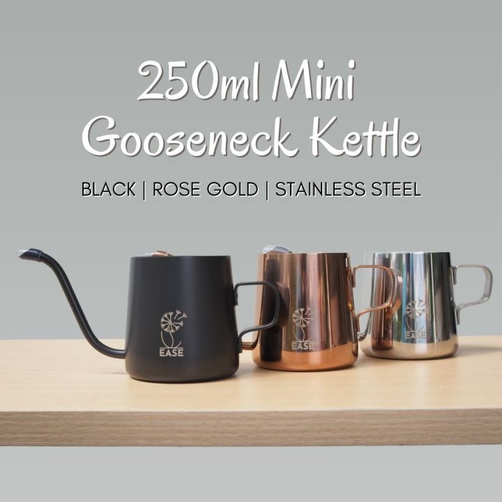 250ml Mini Gooseneck Kettle for Drip Bag Coffee, 304 Stainless Steel ...
