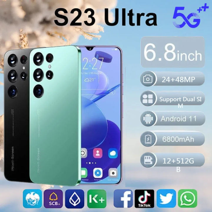 Original mobile phone S23 Ultra12GB+512GB 5G Android mobile phone cheap ...