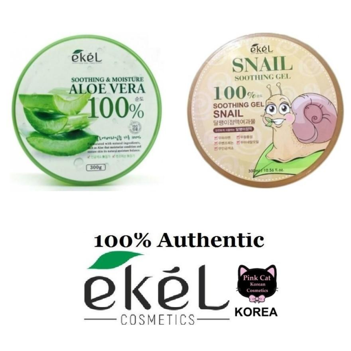 EKEL Essence Soothing Gel 300ml 1+1 Korean Cosmetics | Lazada PH