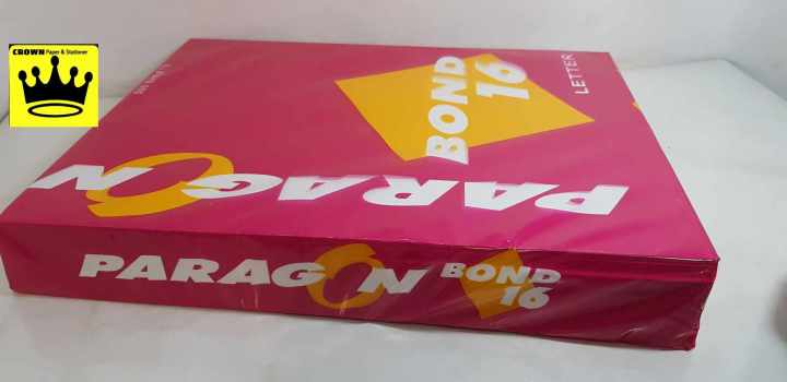 1 ream bondaper S-16 PARAGON / White Bondpaper 500 sheets | Lazada PH