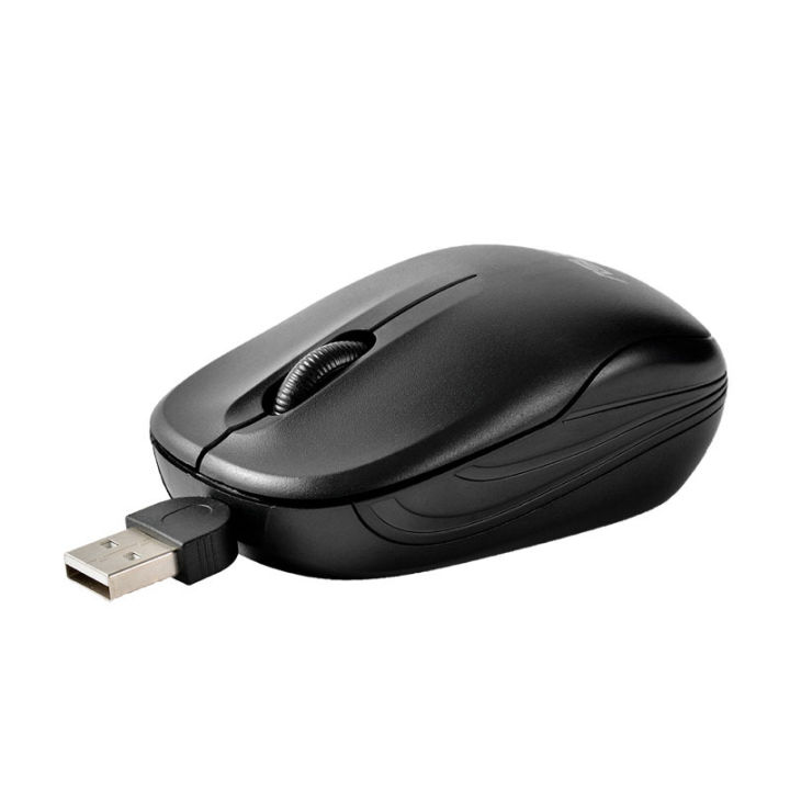 Retractable Wired Mouse Gaming Mouse Computer Mouse 1000DPI Optical ...