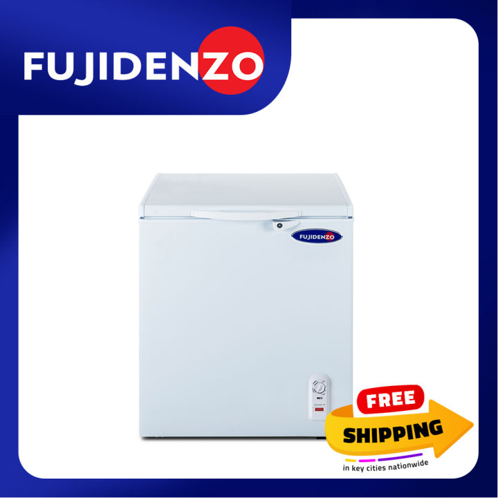 Fujidenzo 4.8 cu. ft. Dual Function Solid Top Chest Freezer/Chiller FC-48GDF (White) | Lazada PH