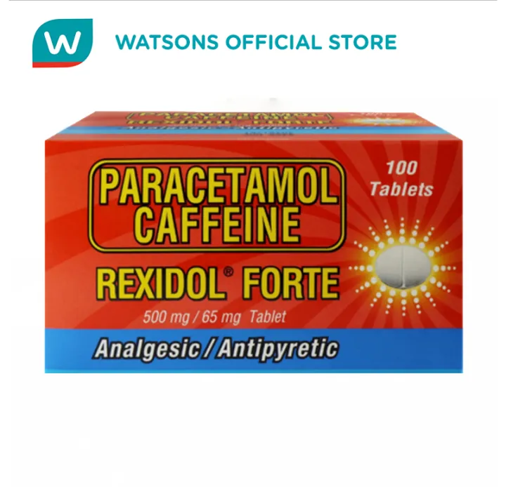 REXIDOL Forte 500mg/65mg Tablet | Lazada PH