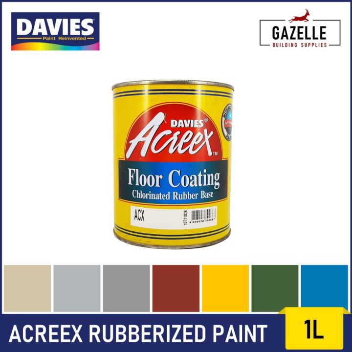 Davies Acreex Rubberized Floor Paint 1L .. | Lazada PH