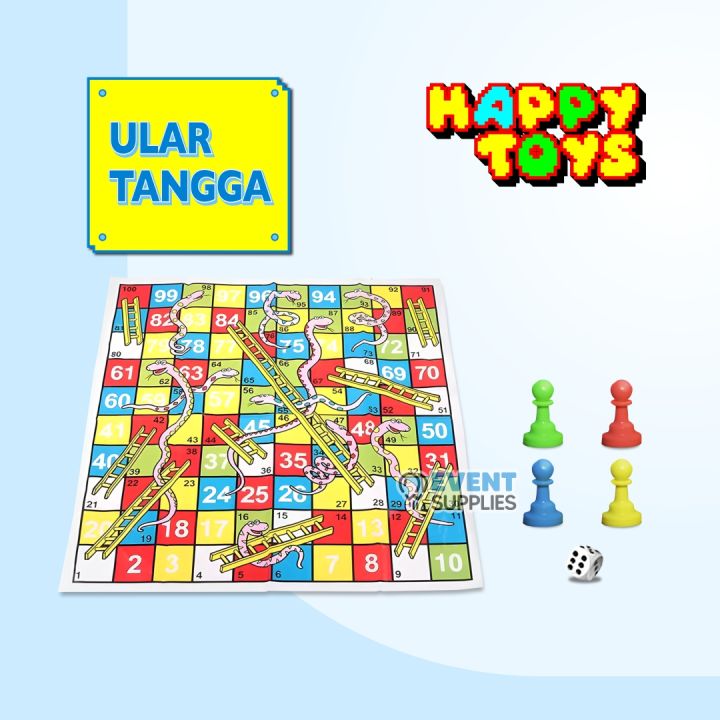 Mainan Ular Tangga 100 Mini Snakes and Ladders Anak | Lazada Indonesia