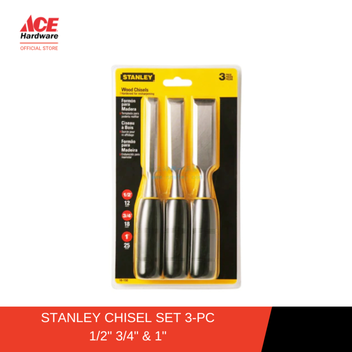 Stanley 3pc. Wood Chisel Set | Lazada PH