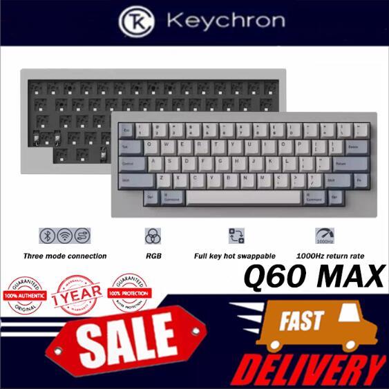 Keychron Q60 MAX Three Mode RGB Bluetooth Mechanical Keyboard Gasket ...