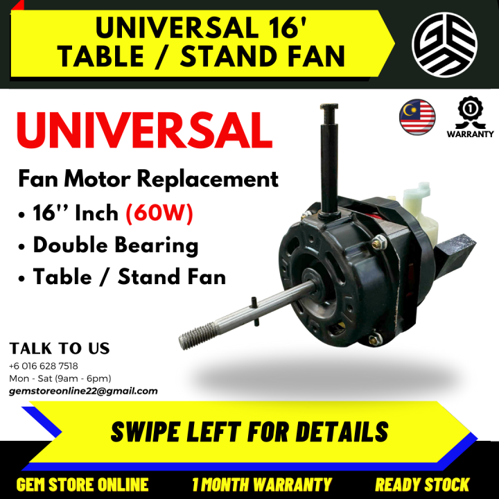 Universal Fan Motor / Stand Fan / Table Fan Motor Replacement / Motor ...