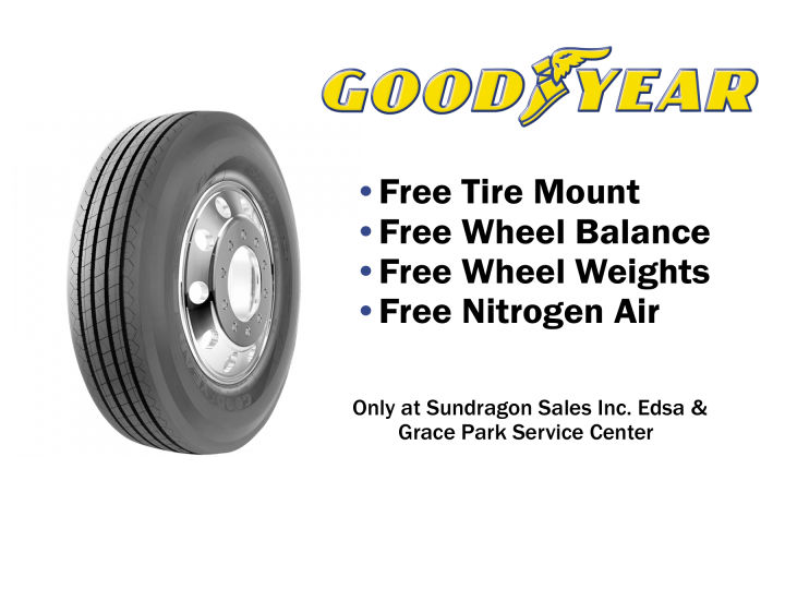 Goodyear 215/75 R17.5 128/126M S200+ (Rib) Commercial Steel Belted ...