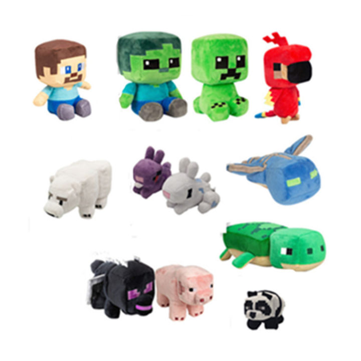 Minecraft Plush Doll End Shadow Dragon Turtle Sitting Posture Creeper ...