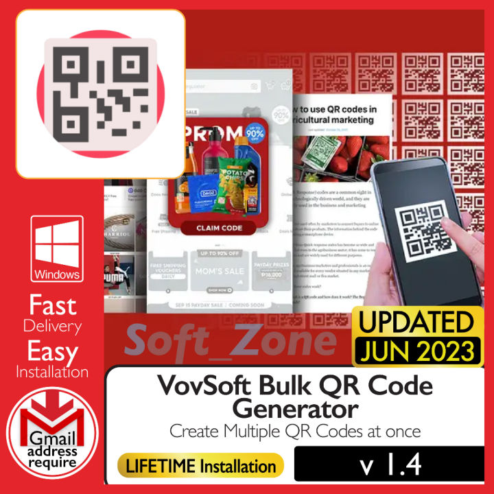 VovSoft Bulk QR Code Generator 1.4 - Create Multiple QR Codes at once ...