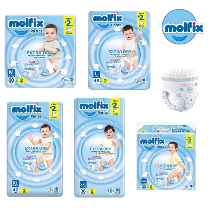 MOLFIX Extra Dry Pants Jumbo Pack ( M/L/XL/XXL ) | Lazada
