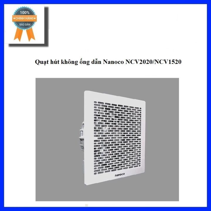 Quạt hút âm trần không ống dẫn Nanoco NCV1520 | Lazada.vn