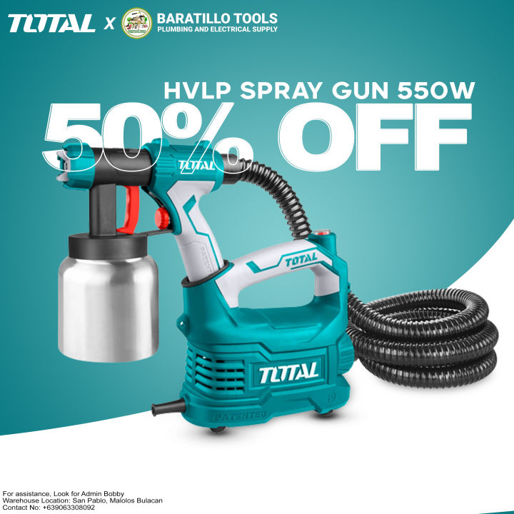 TOTAL TT5006 HVLP Floor Based Spray Gun 550W | Lazada PH