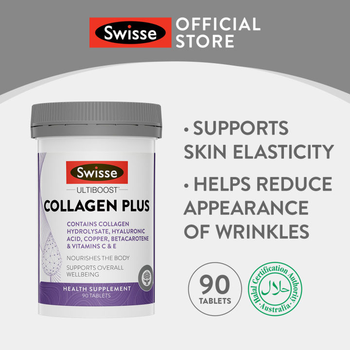 Swisse Ultiboost Collagen Plus 90 Tabs | Lazada
