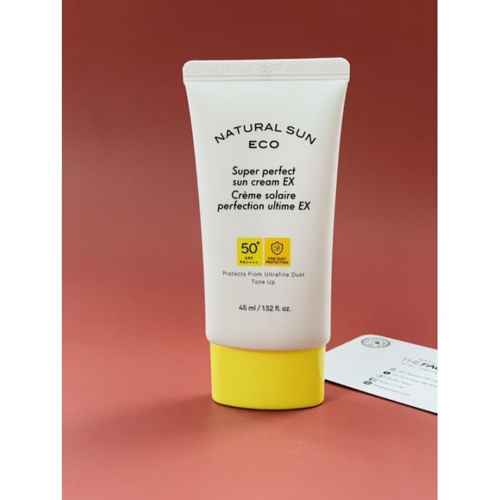 Kem chống nắng dành cho da khô Natural Sun Eco Super Perfect Sun Cream EX SPF50+ PA++++ The Face ...