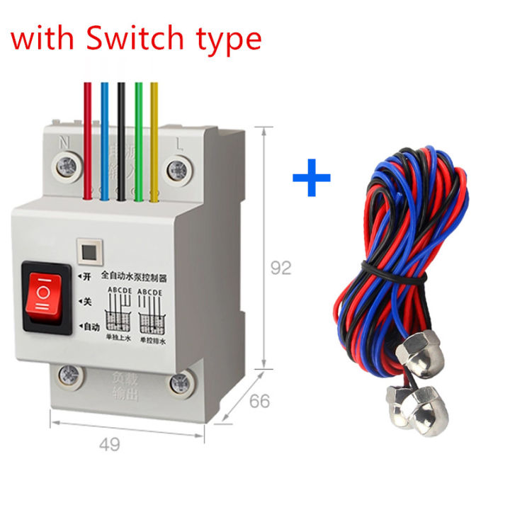 N12j 20A 220V Automatic Water Level Controller Switch with 2m Wires for ...